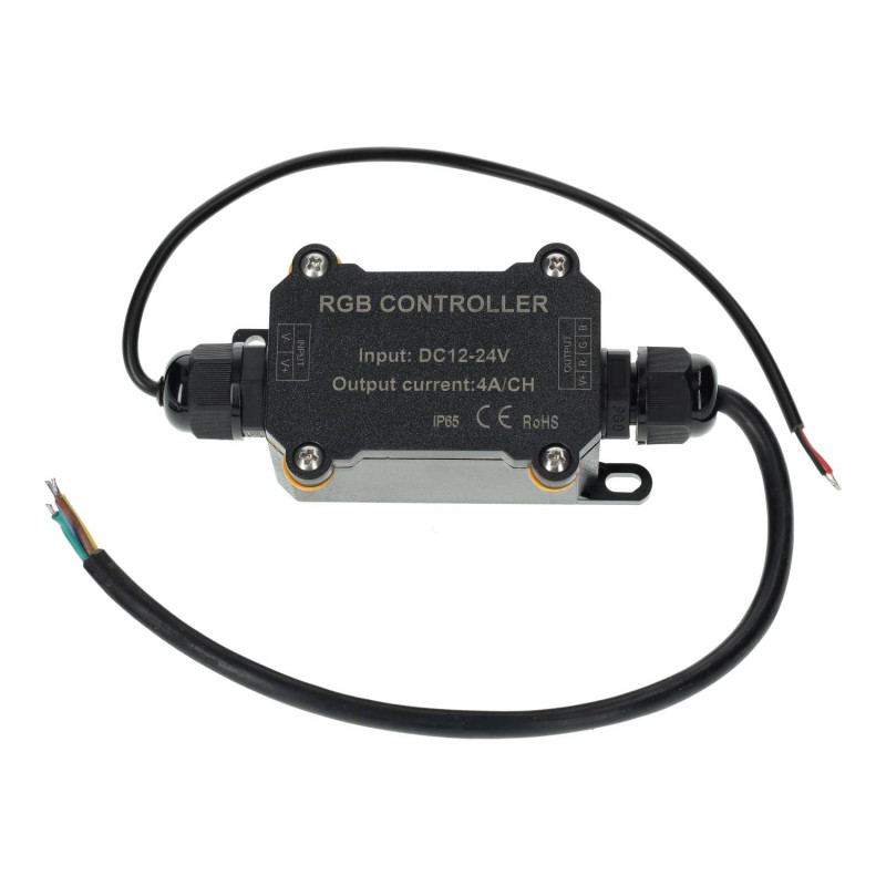 IP65 radiofrequency, 12A RGB remote control and controller