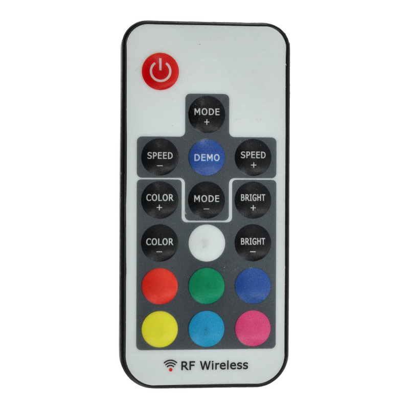 IP65 radiofrequency, 12A RGB remote control and controller