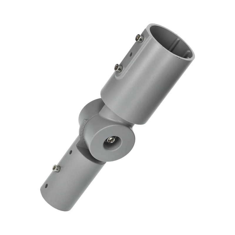 Articulated support for street lamps. Lamp post ball-joint