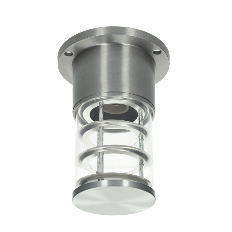 Round E27 beacon silver colour