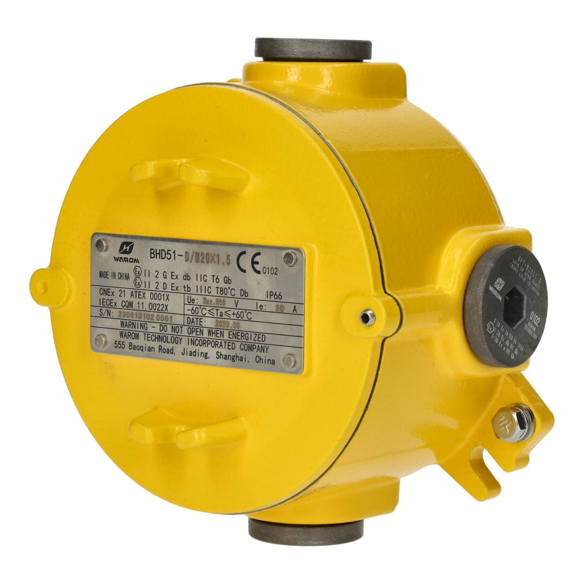 Industrial junction box ATEX 4 ways M20 IP66