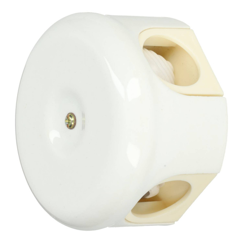 Round porcelain junction box