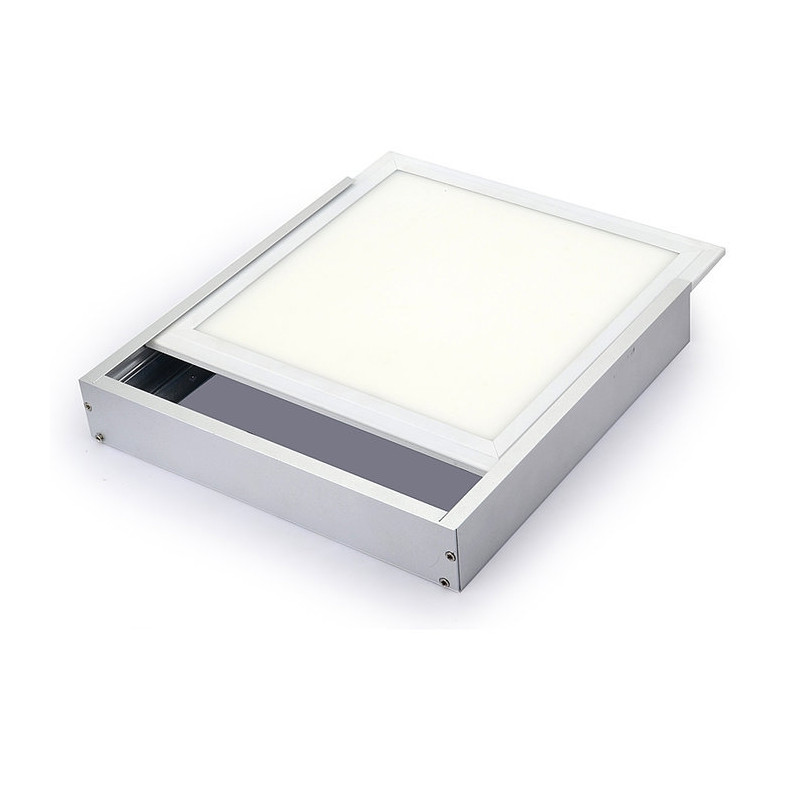 Aluminum Frame. White color. For LED Panel 60x60. Surface installation