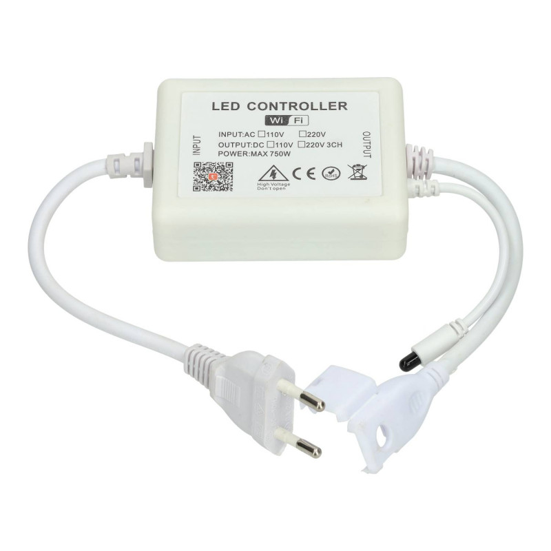 220V RGB controller, 220V LED strip, WIFI + IR