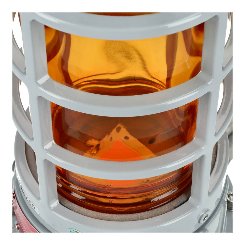 15W ATEX LED WARNING BEACON - AMBER FLASH LIGHT