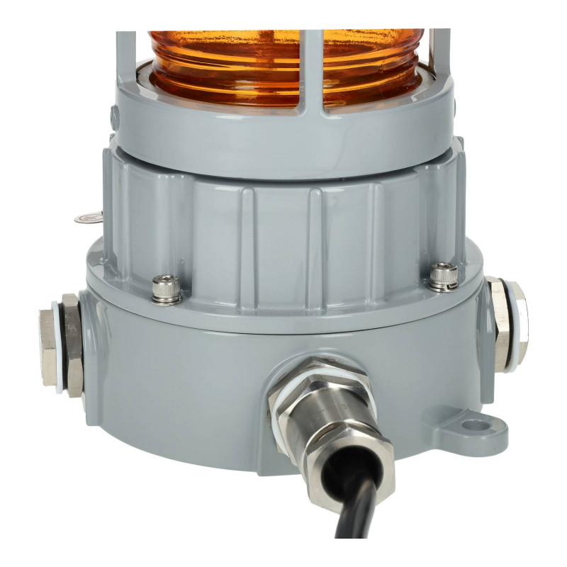 15W ATEX LED WARNING BEACON - AMBER FLASH LIGHT