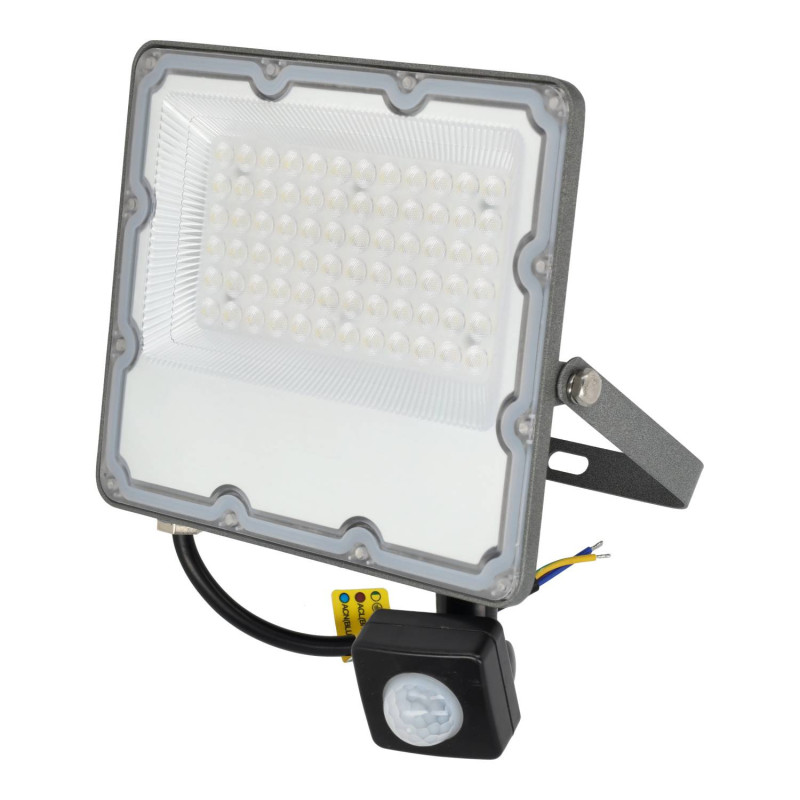 50W LED floodlight with presence detector