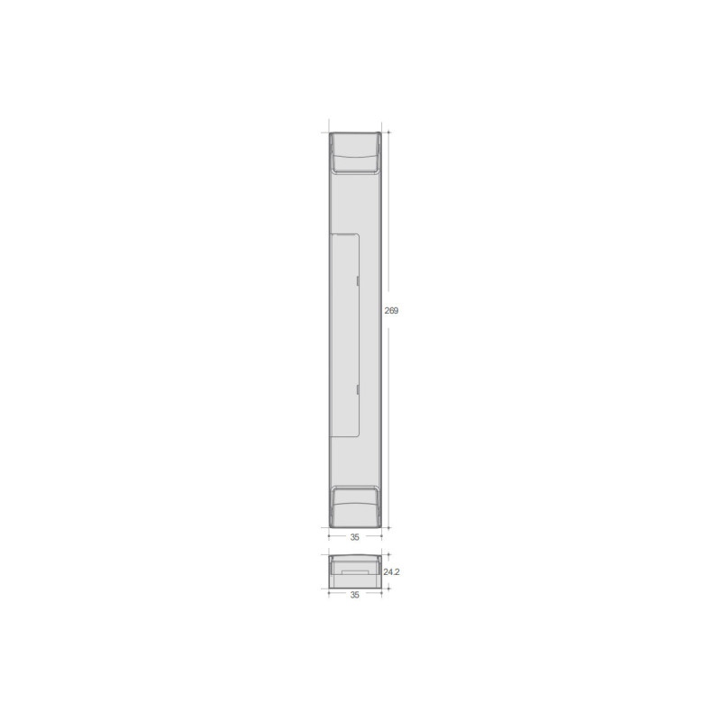 Emergency kit for LED luminaires up to 200W