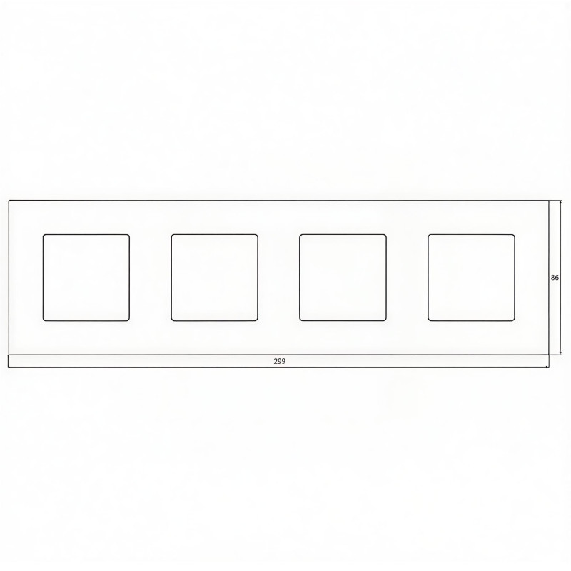 4 Modules PC Frame | Masterled