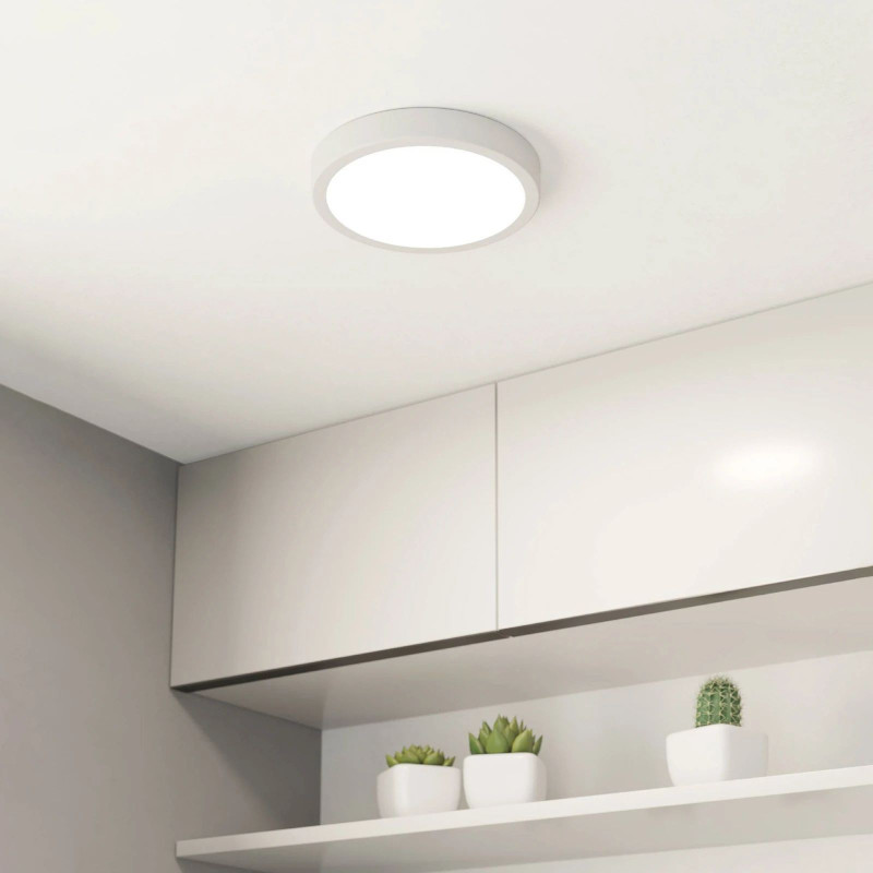 Round 24W LED ceiling, natural white light, warm white light and cool ...
