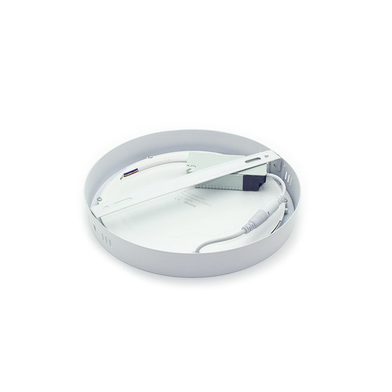Round 12W LED ceiling light, warm white and cool white light