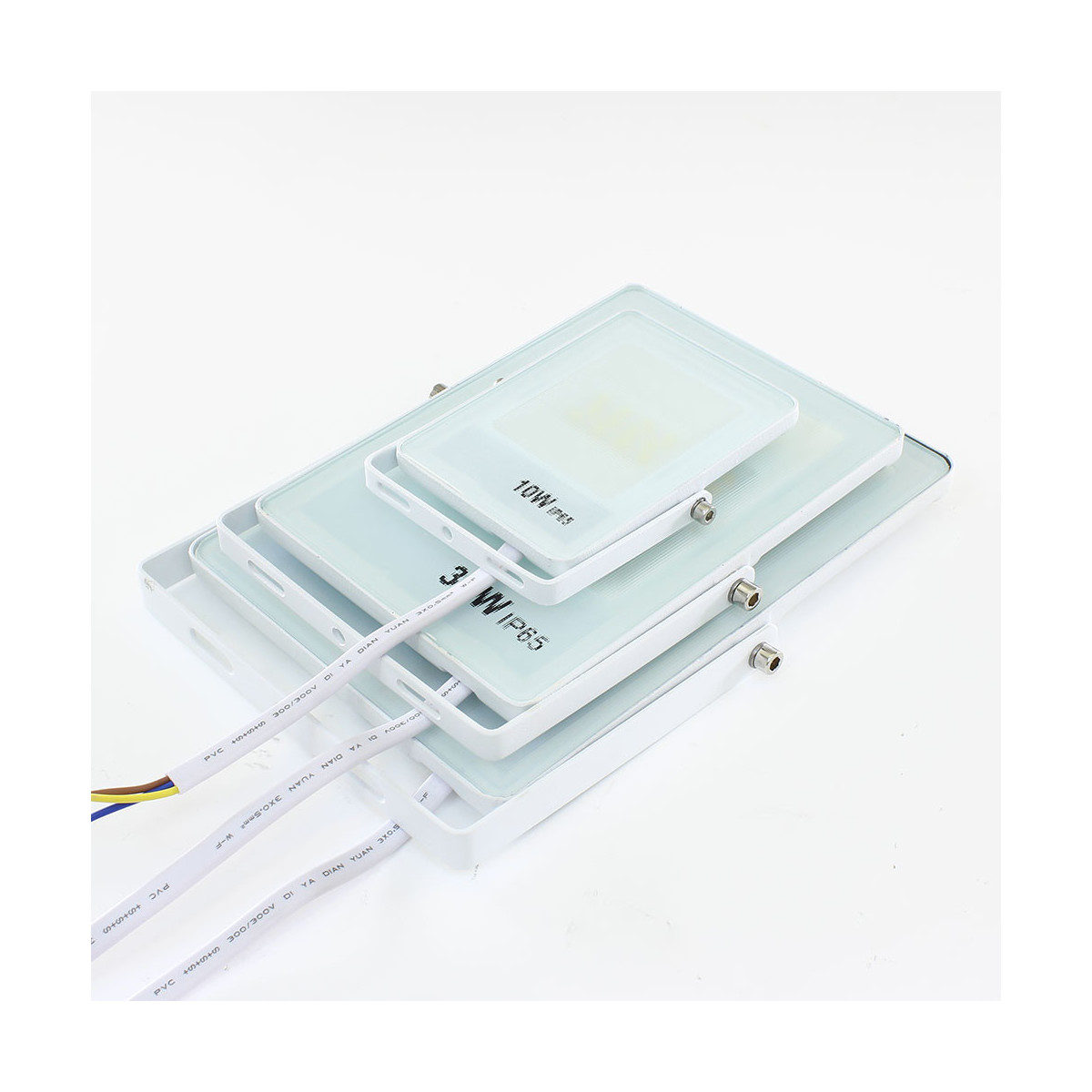 Slim 30W LED floodlight, white light. At the best prices