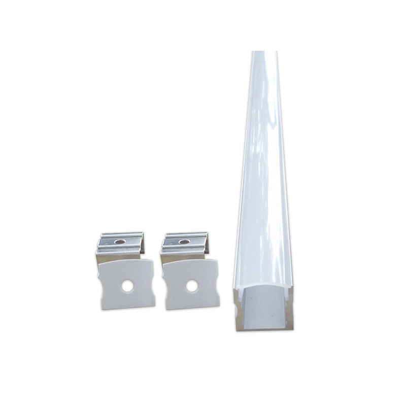 Rectangular aluminium profile, 1 meter. LED strips, 17,5 x 14,5 x 1000mm