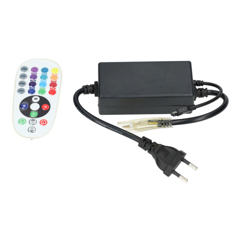 Controller with Remote Control for 220V RGB LED Strips