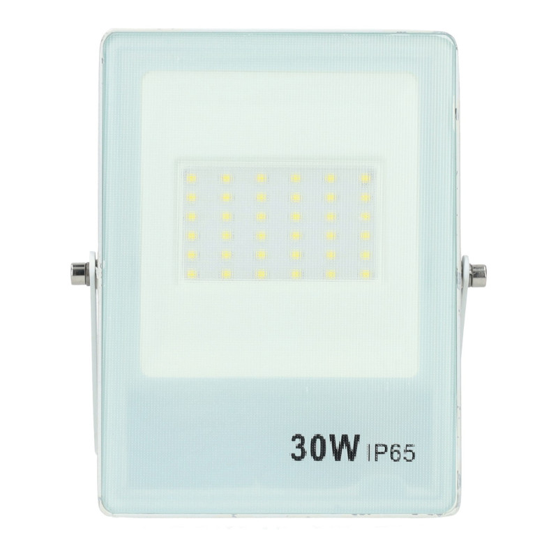 Slim 30W LED floodlight, white light. At the best prices