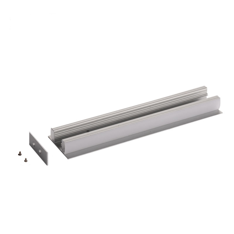Aluminium profile for led strip double side lighting 1m
