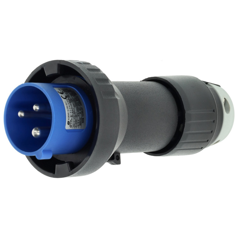 ATEX 2P+T 16A IP66 aerial plug